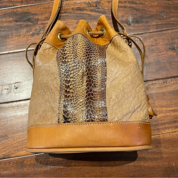 unbranded | Bags | Leather Snake Bucket Bag 1 X1 X 6 | Poshmark